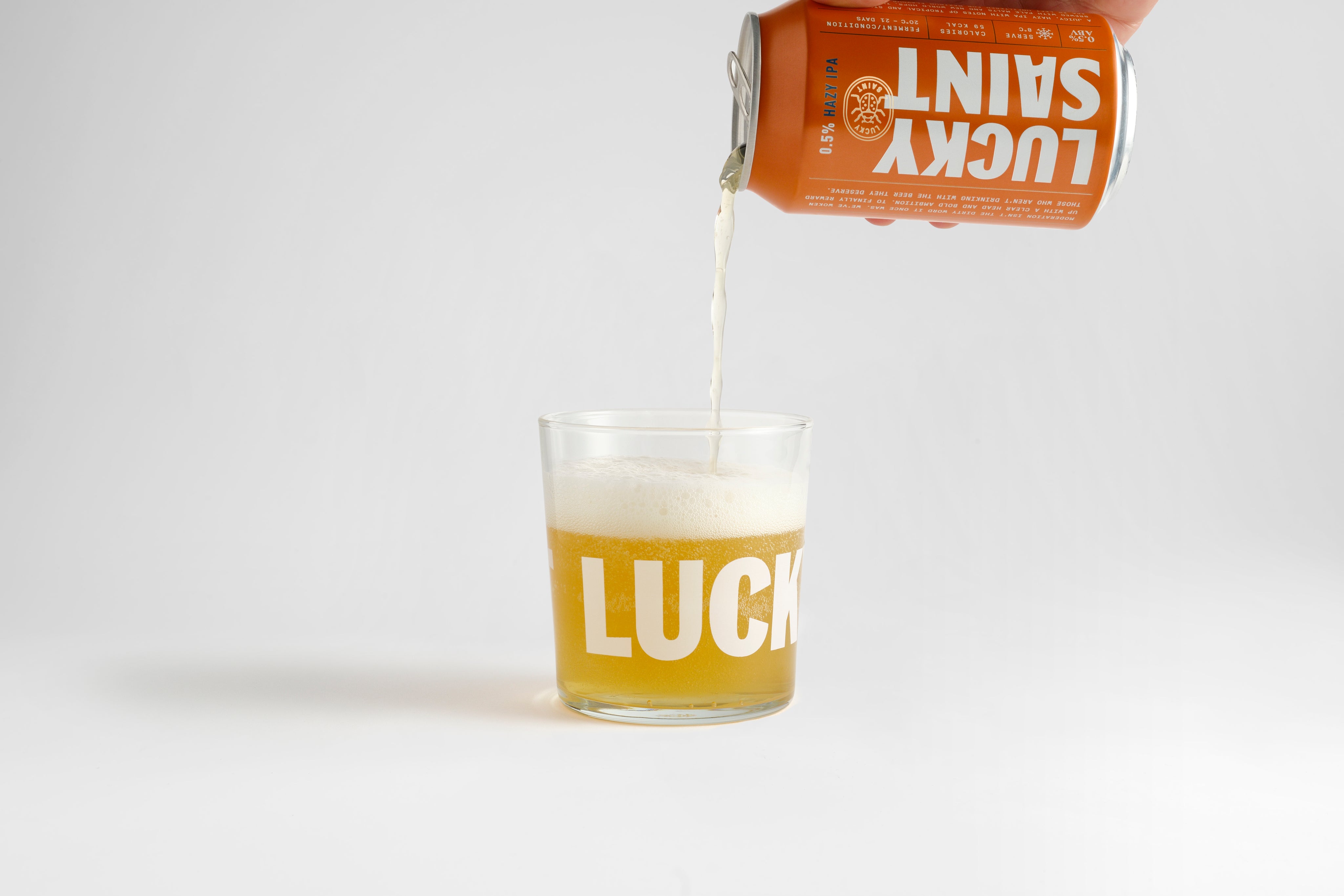 Hazy IPA Cans – Lucky Saint